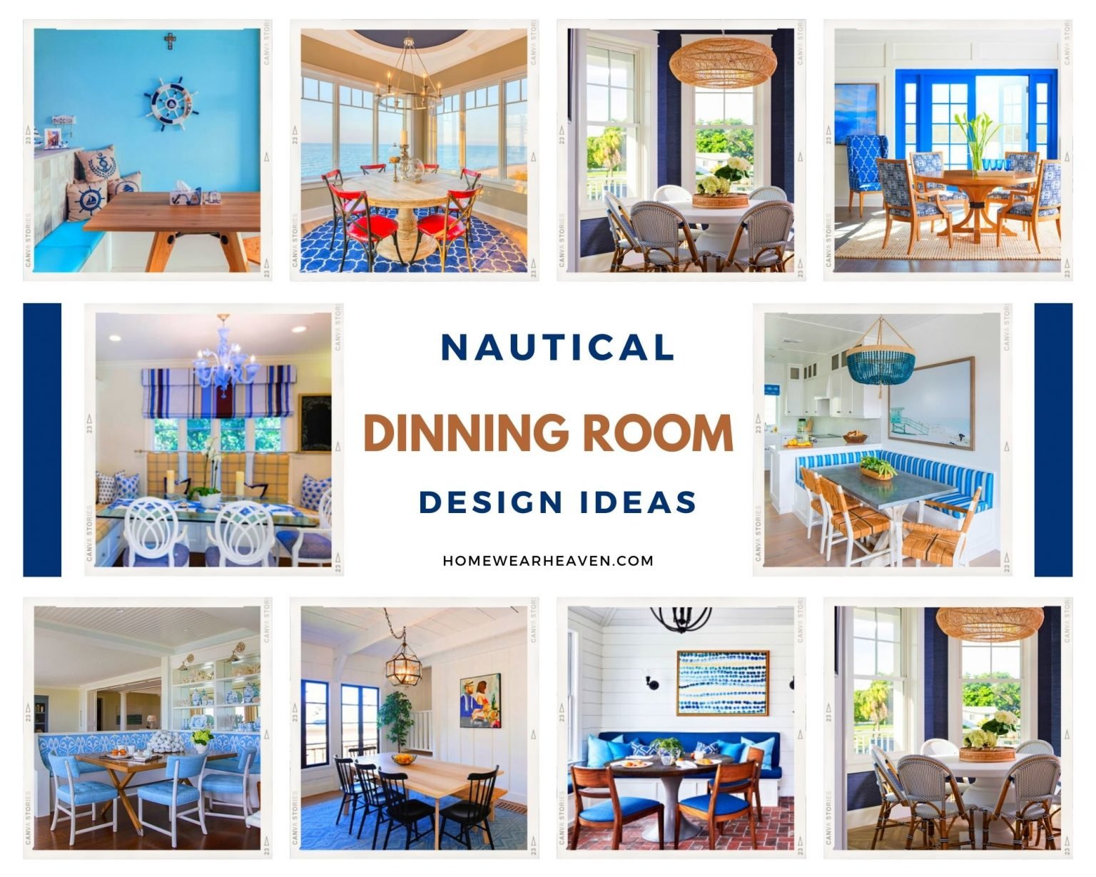 18 Gorgeous Nautical Theme Dining Room Design Ideas - The Nautical ...
